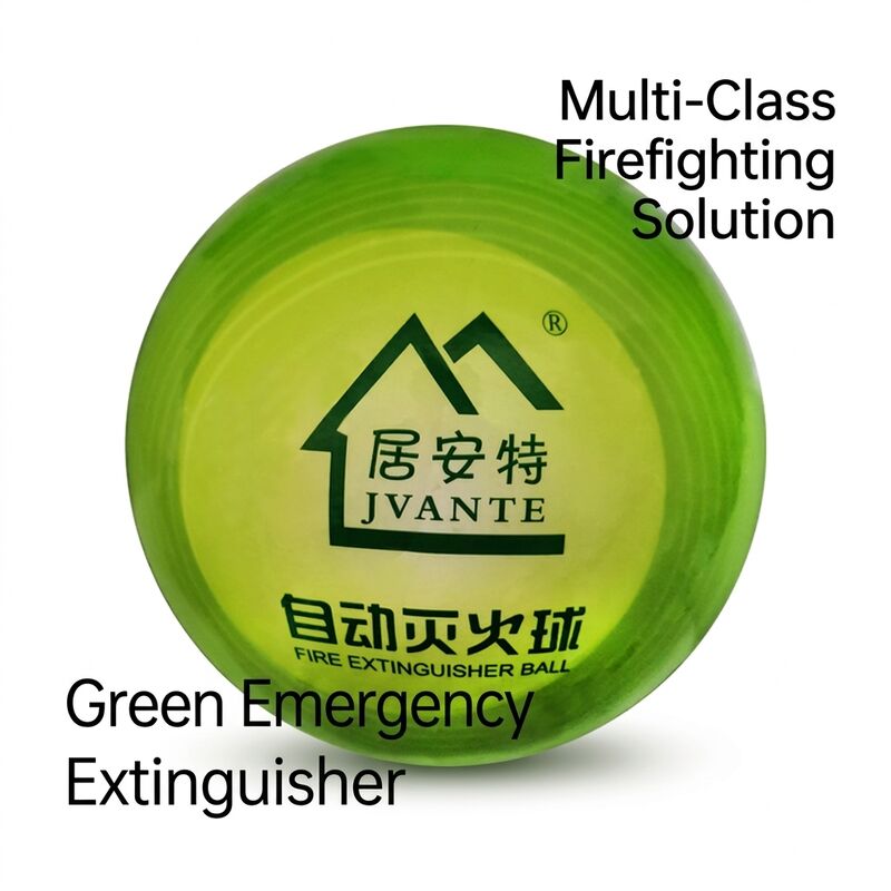 Quick green automatic fire-extinguishing ball-type automotive emergency ...